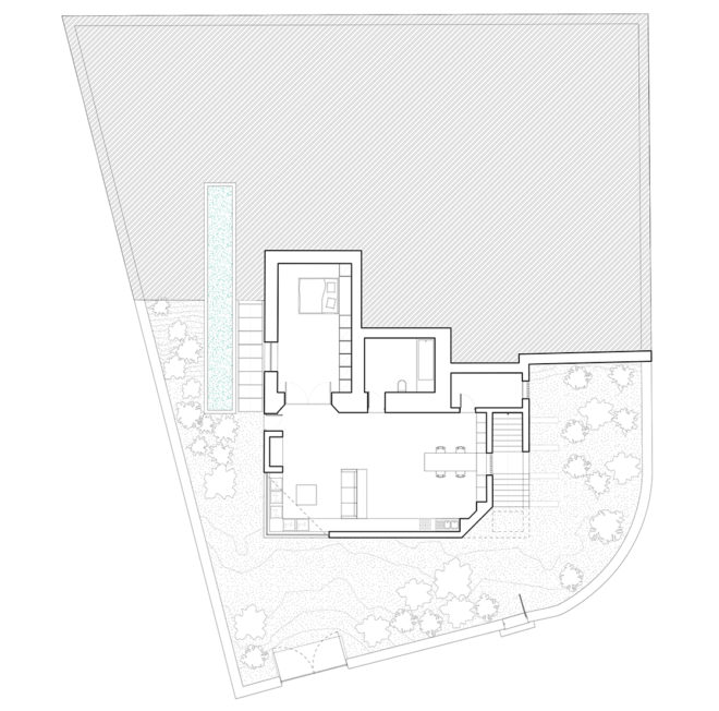 House with a big window in Filothei | by Nysa Architects