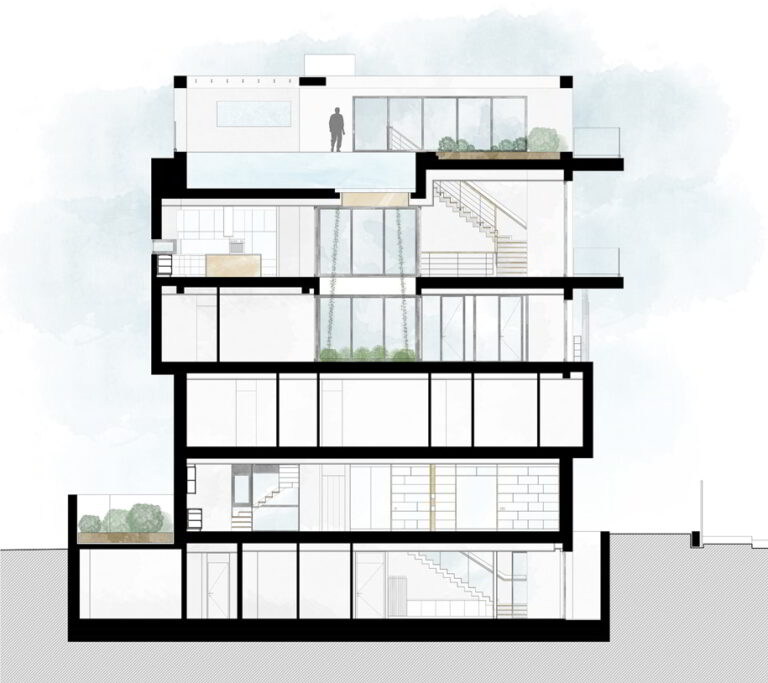 Η σφήνα | Σχεδιασμός κατοικίας στου Παπάγου από το γραφείο Dire Architects