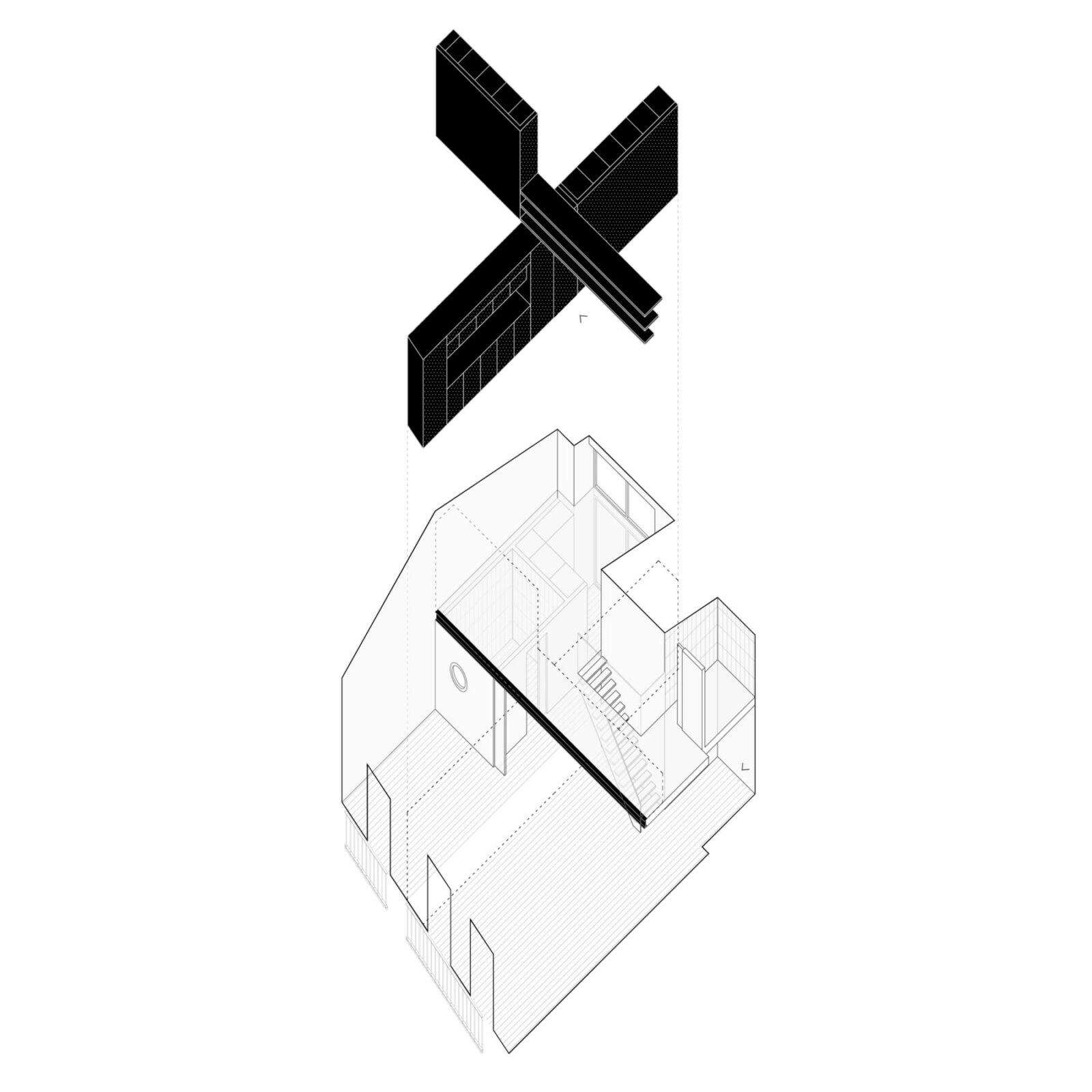 Cross House in Madrid | by JJ + Clara Guixeras - Archisearch