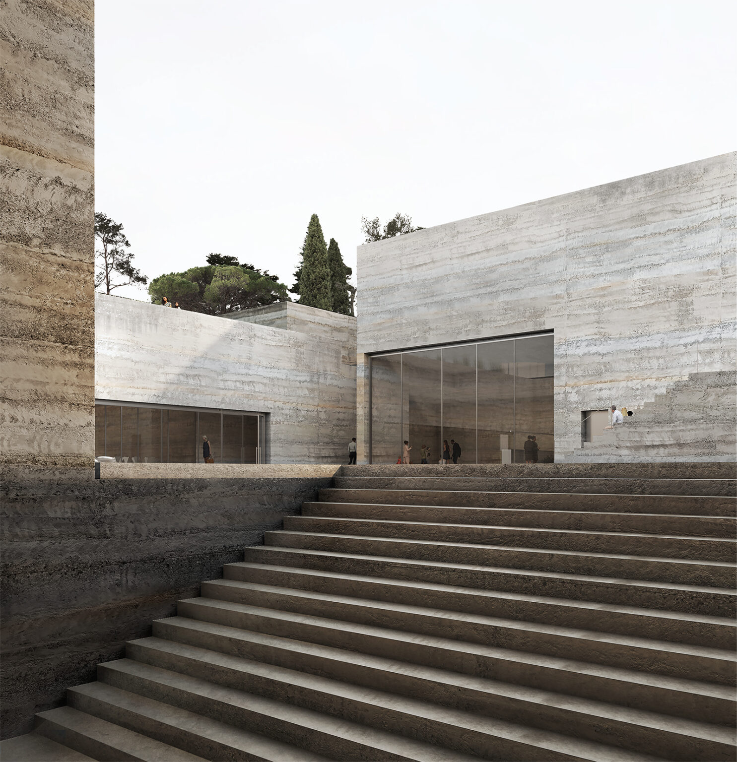 Museum complex | Competition entry by Apostolopoulos Tasoulis + Baile Menduiña - Archisearch