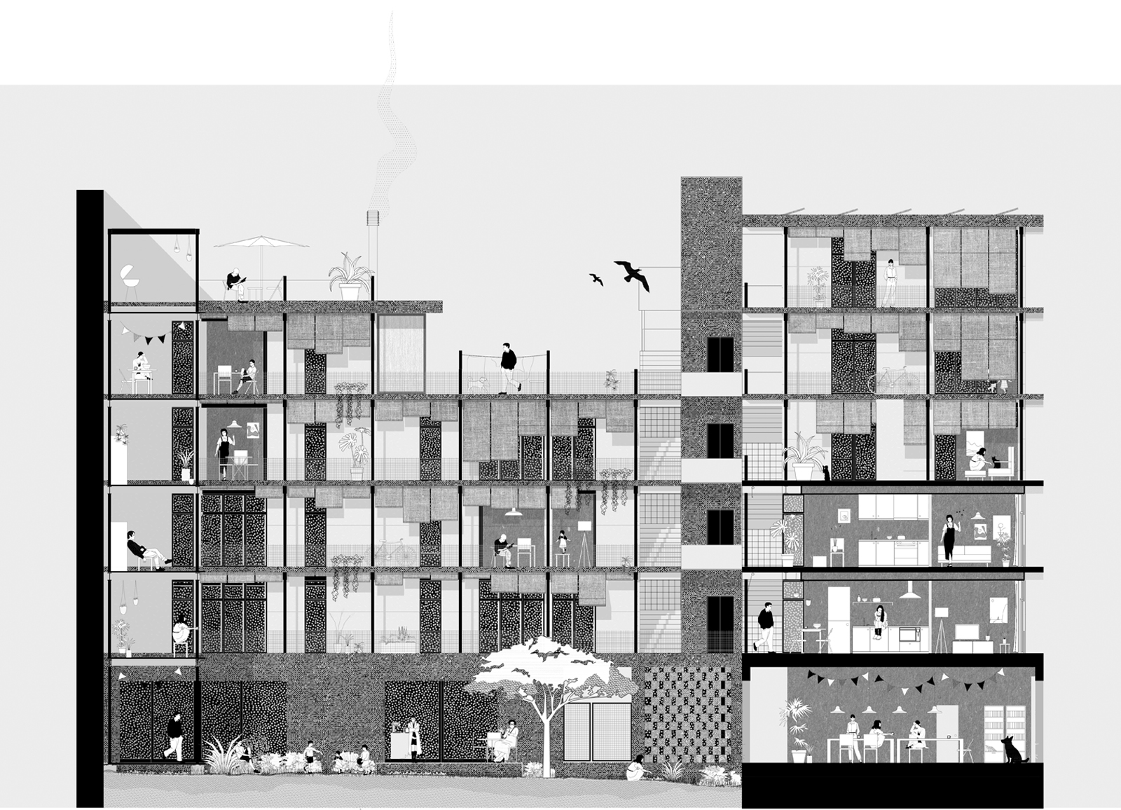 Συνεταιριστική κατοικία στην 25η Μαρτίου | Διπλωματική εργασία των ...