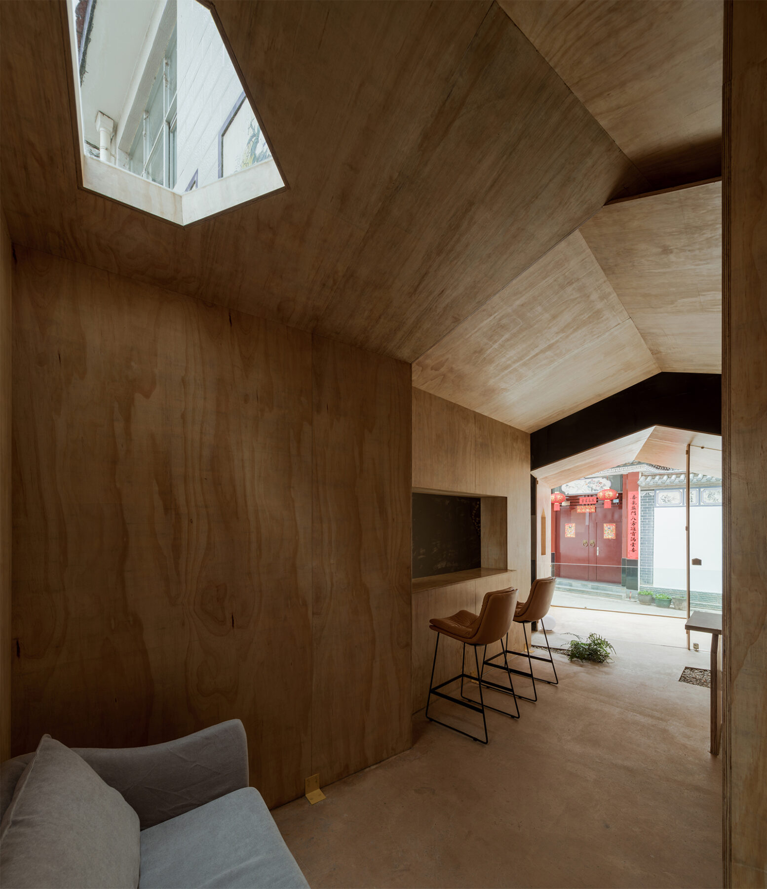 10 second log cabins stacked together - Archisearch