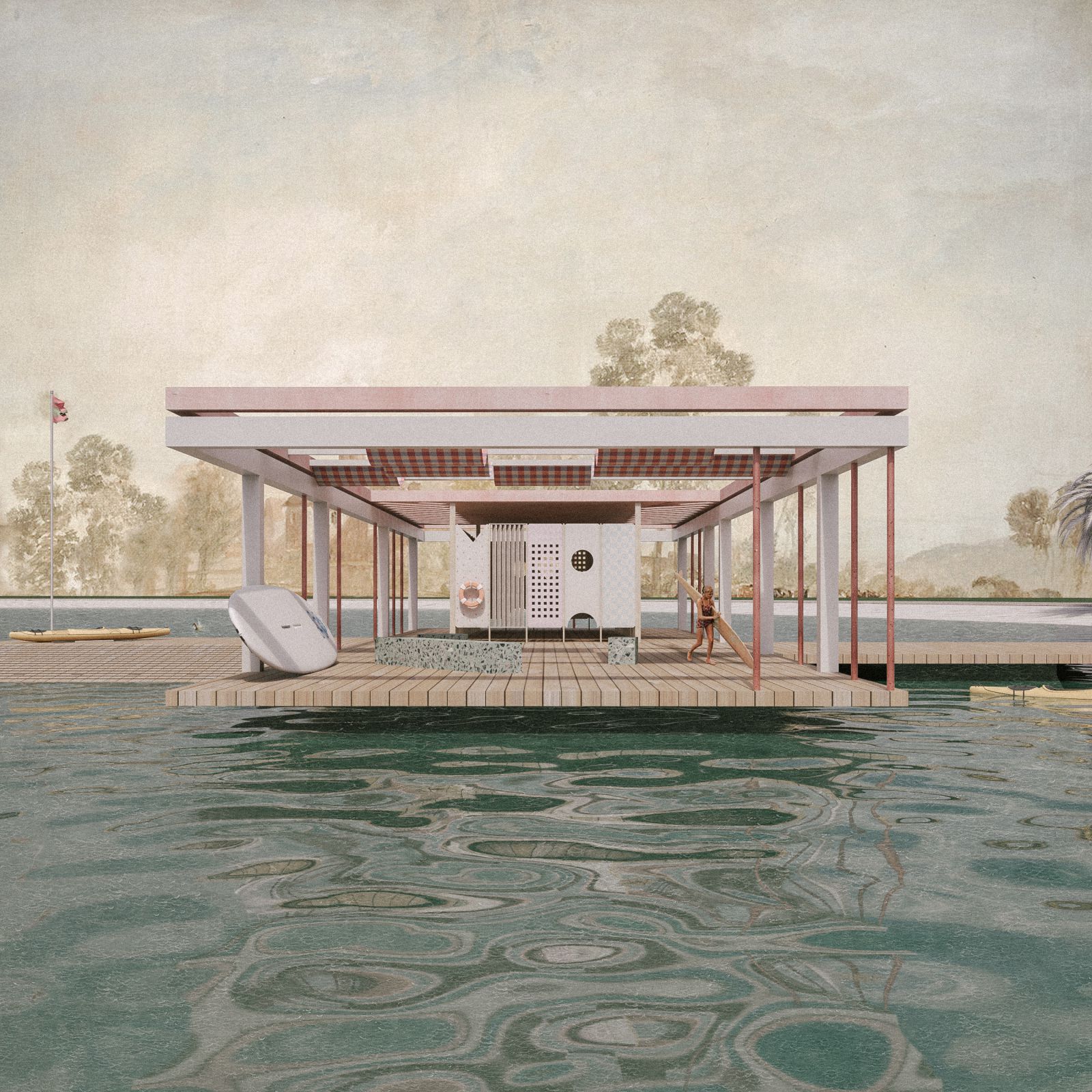 Coast to Coast_ 3rd Prize - Porto Heli seafront design competition | by Object-e - Archisearch