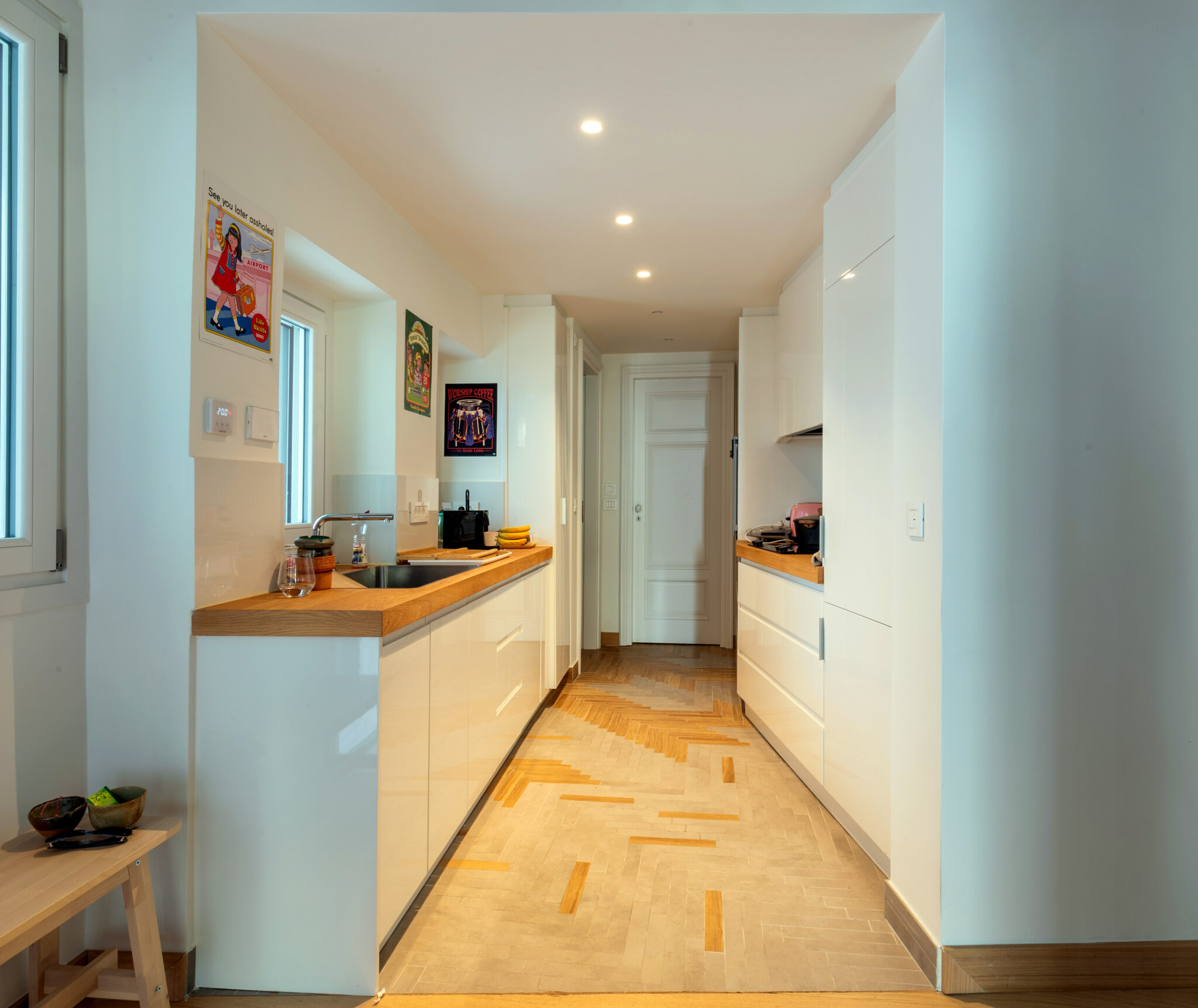 Architect Anthi Oikonomou completed the revival of a two-storey listed ...