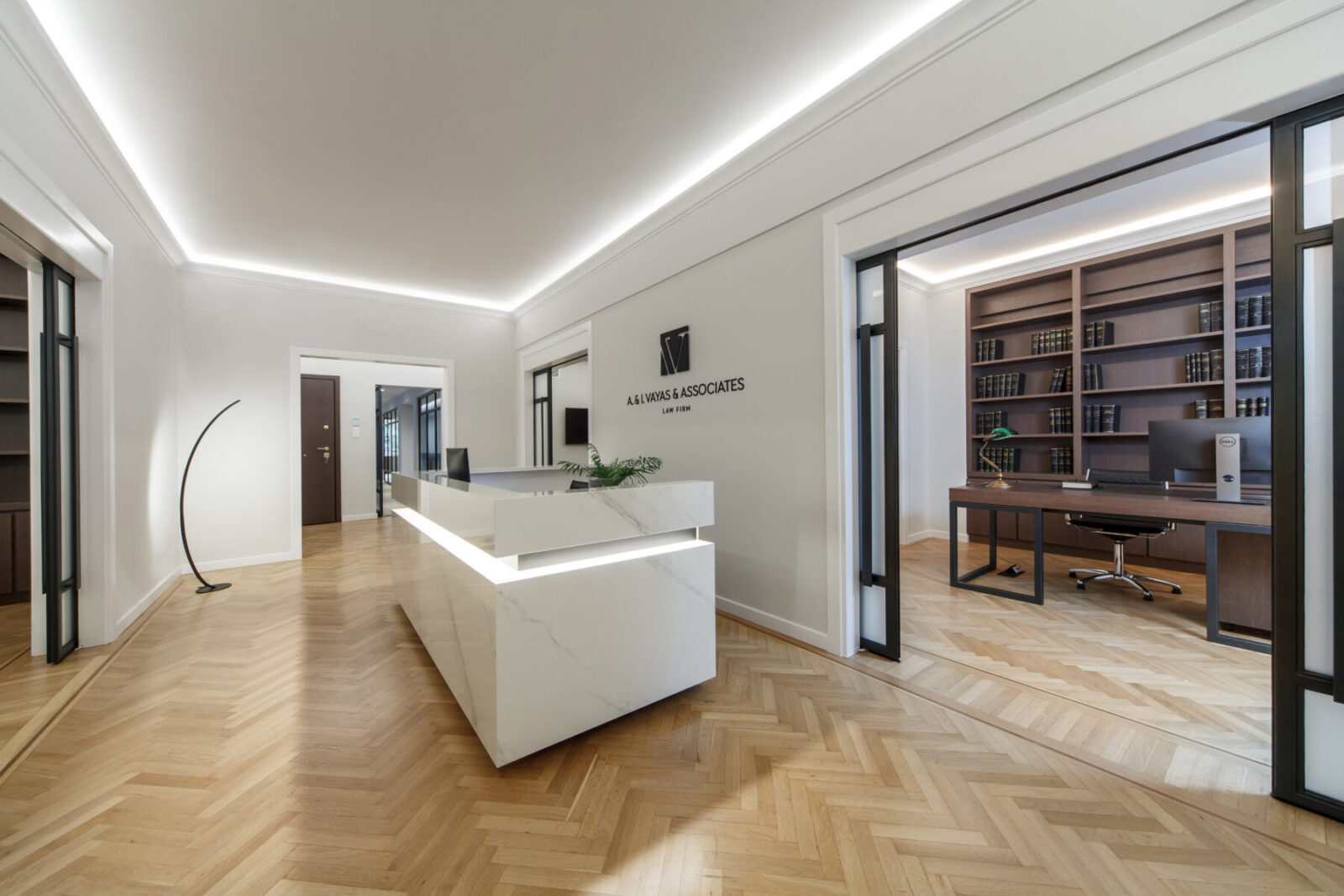 Law office renovation: a combination of diverse elements of modern and ...
