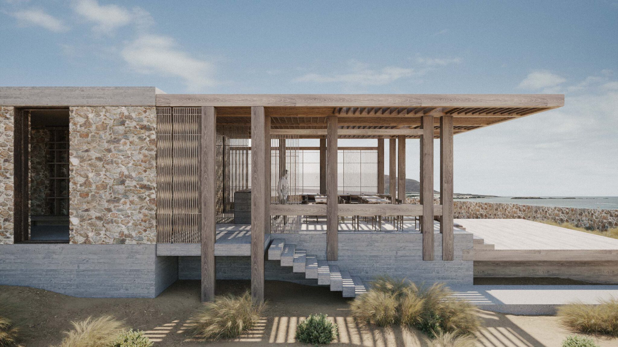 Nomas Hotel in Falasarna, Crete, Greece | àkra studio by Mado Samiou & Demosthenes Kouros