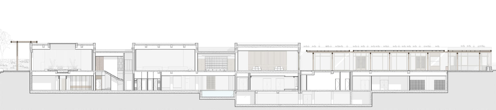 Block722-JW Marriott Crete Resort & Spa-Μain building ground floor-section - Archisearch