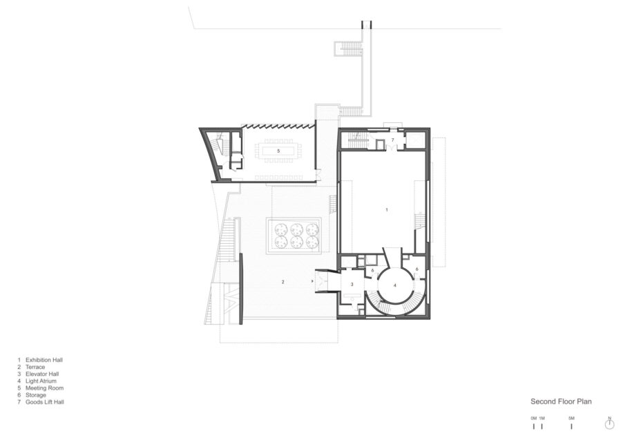 Changjiang-Art-Museum-Second Floor Plan - Archisearch