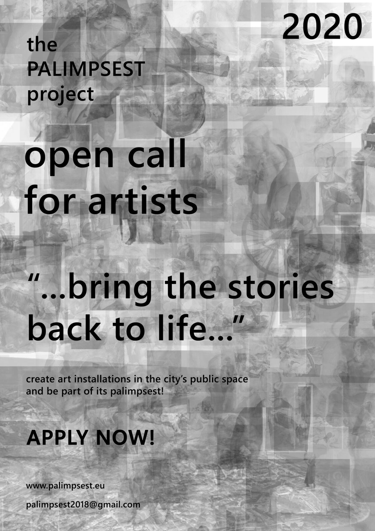 OPEN CALL - Art Competition | PALIMPSEST - Archisearch