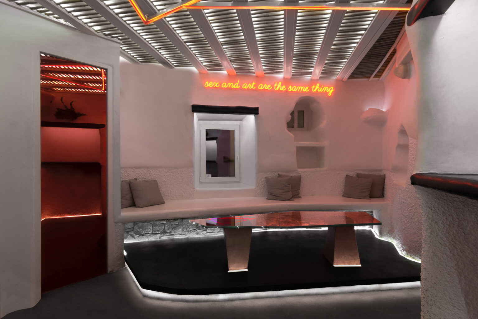 ADD Architecture studio designed Paloma bar in Mykonos island ...
