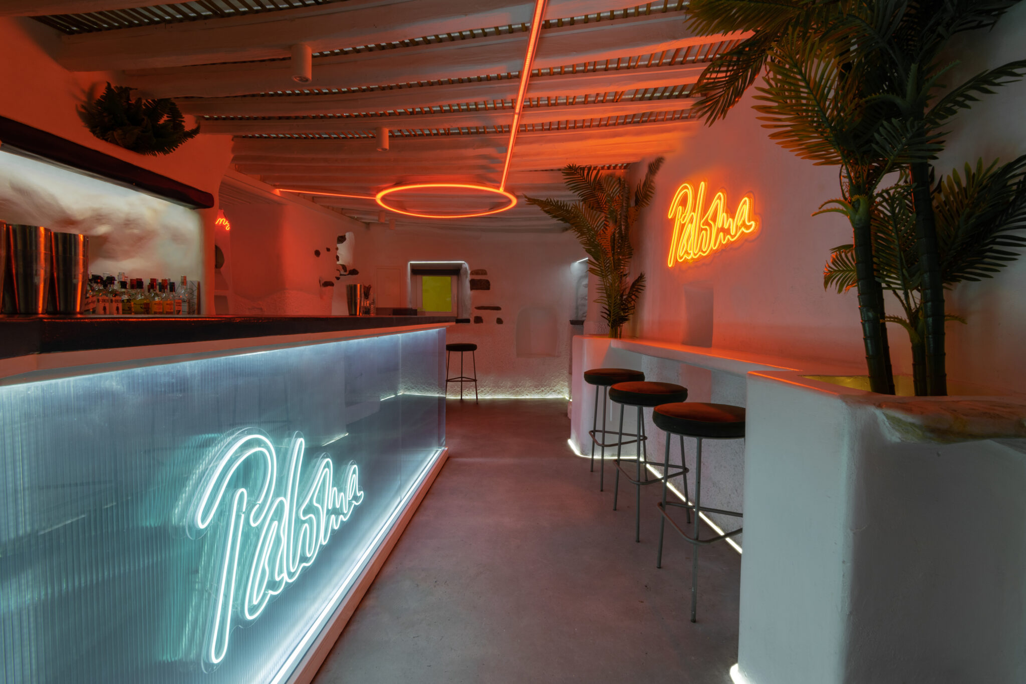 ADD Architecture studio designed Paloma bar in Mykonos island ...