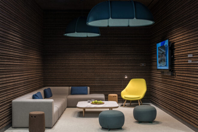 Interior Design of the first Pfizer Center for Digital Innovation by ...