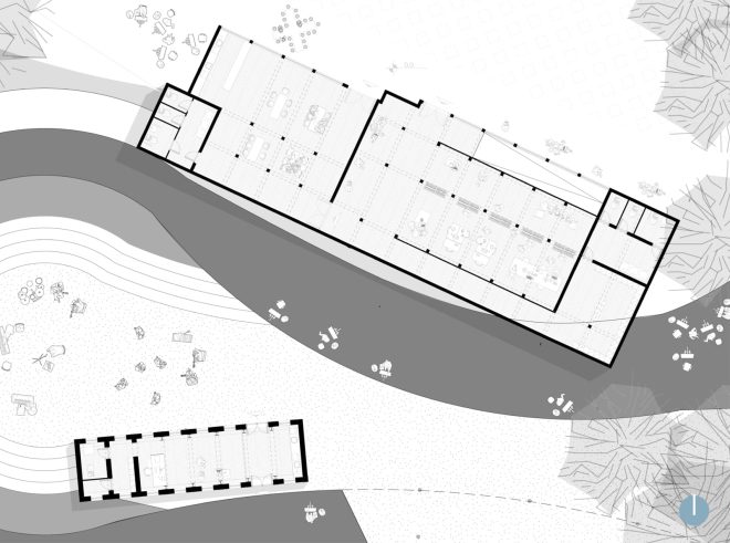 Figure 11 Floor plan of reused Woodcarving School (adaptive reuse) - Archisearch