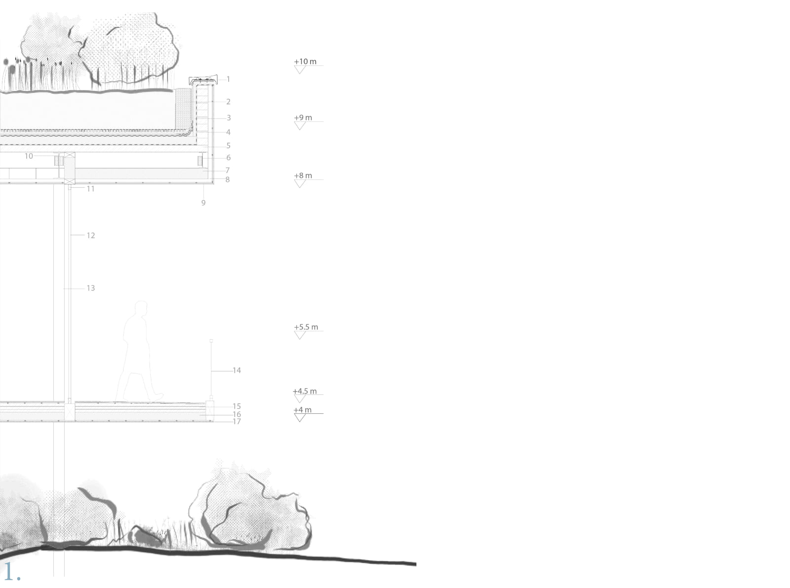 Figure 9 Construction detail – metal frame with wooden cladding ...
