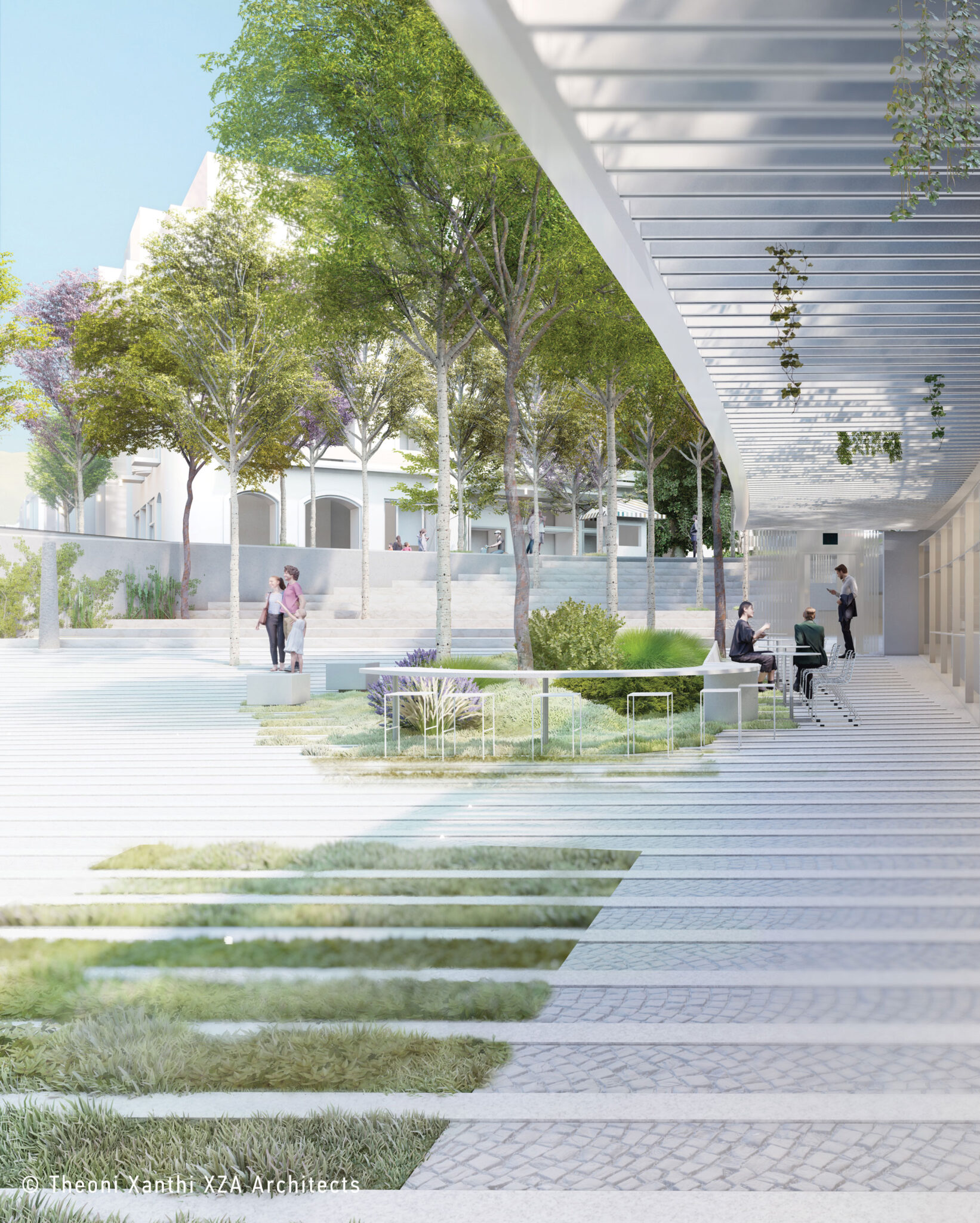 Οι Θ. Ξάνθη - XZA Architects, Σ. Γιωτάκης, Μ. Ζακυνθινού-Ξάνθη, Ν. Ζακυνθινού-Ξάνθη, Γ. Λάριος ...