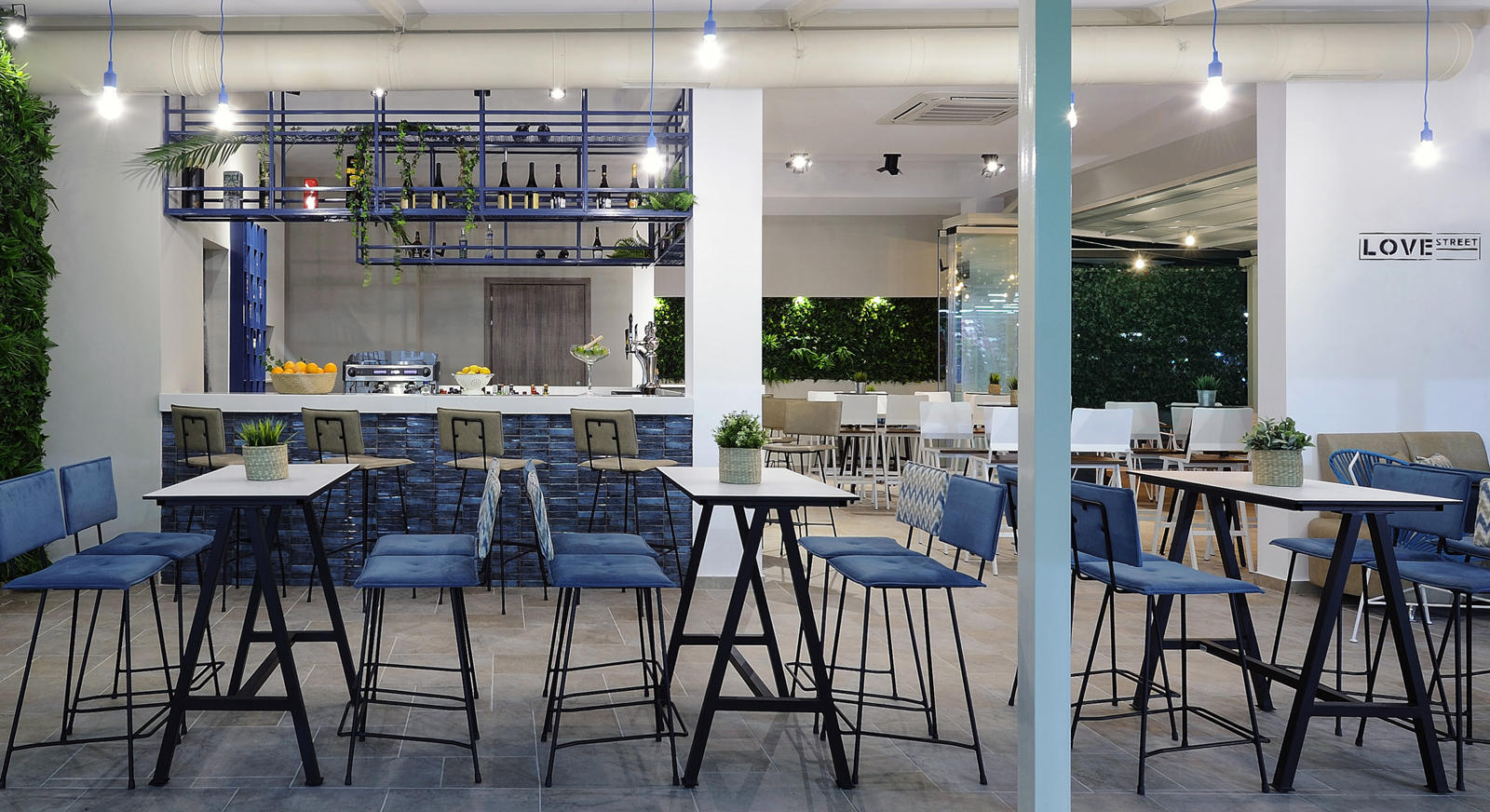 Tsaldari + Skarlakidis Architects Go Full Green with Love Street Bar in ...