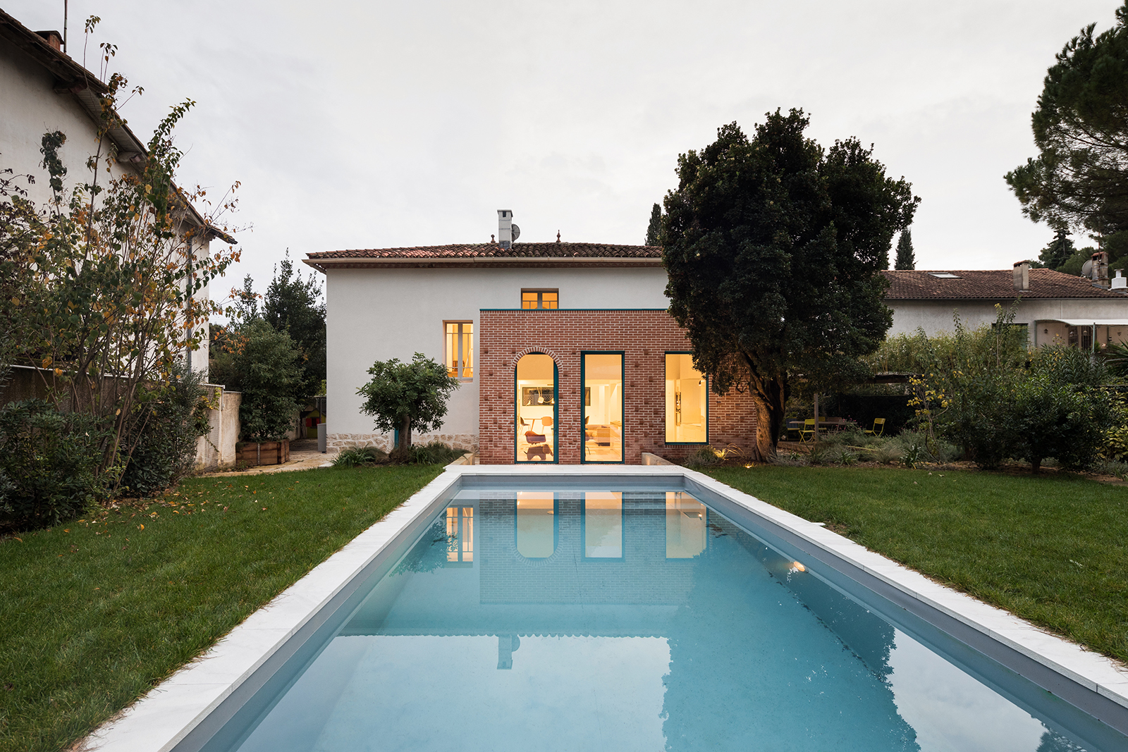 MON house & brick extension in Montpellier, France | (ma!ca) architecture
