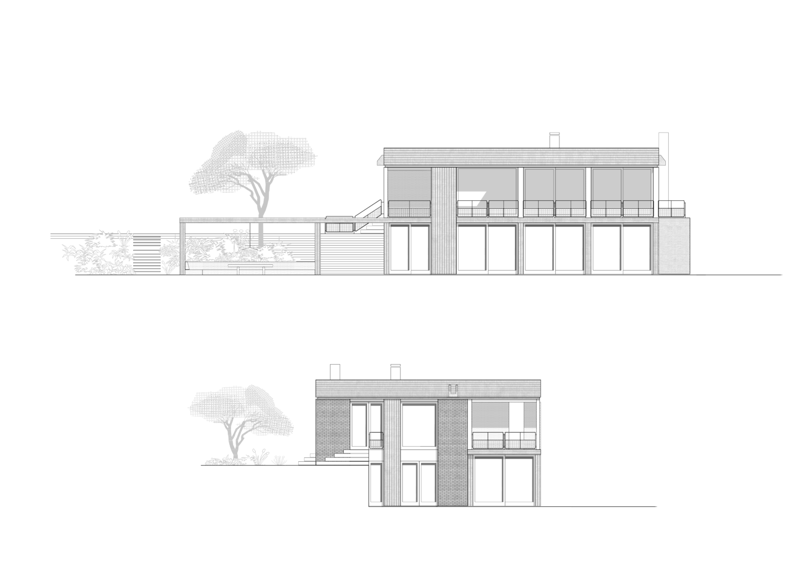 North and East Elevations - Archisearch