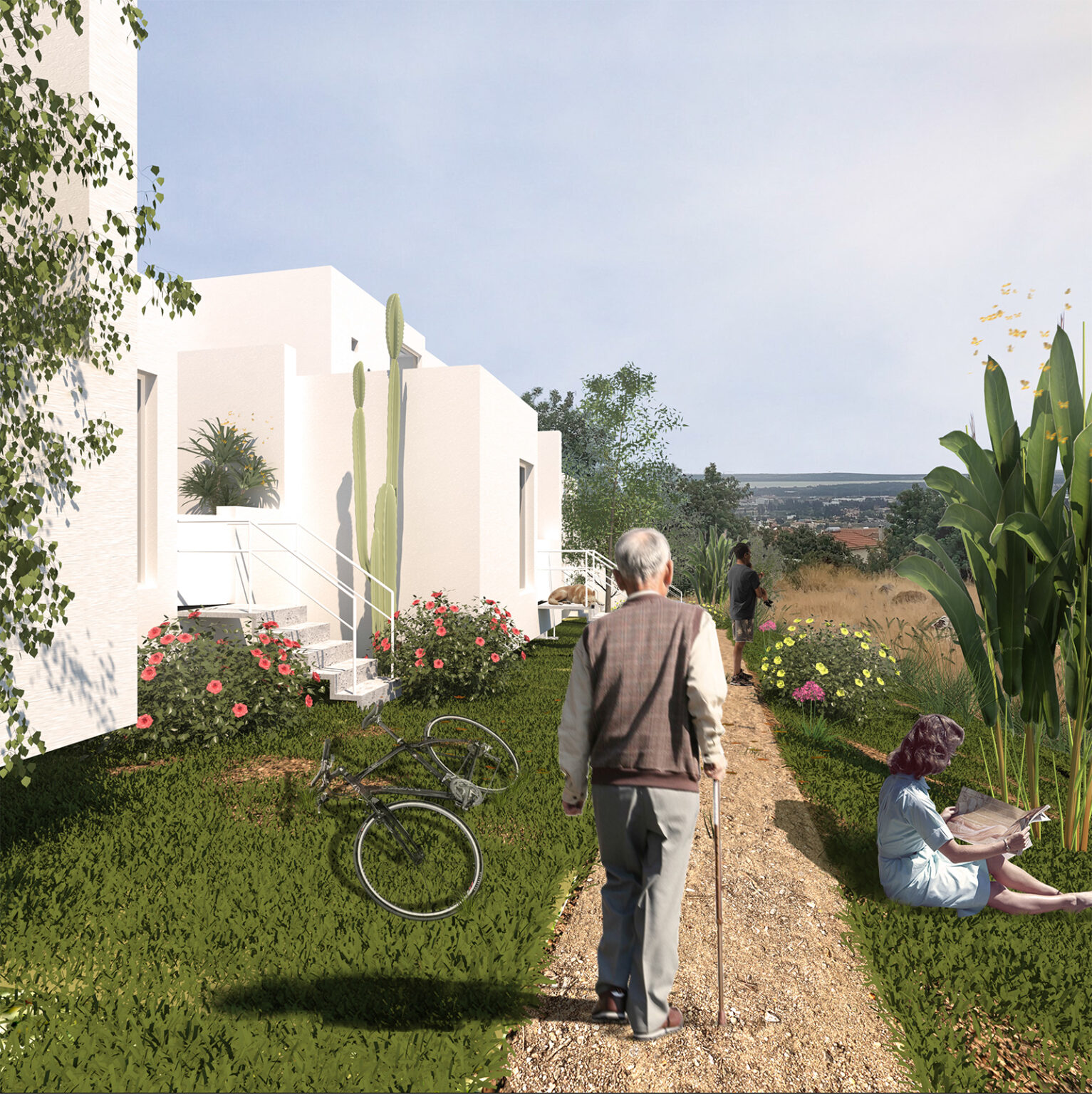 Social-housing-cyprus-3D view 01 - Archisearch