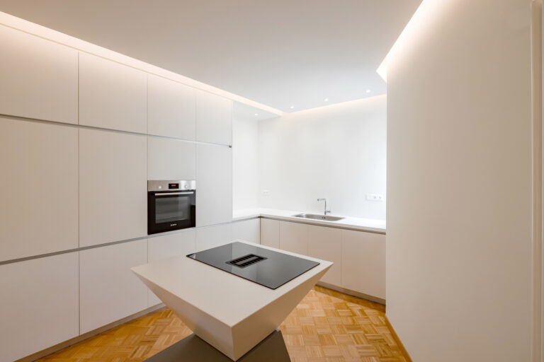 "The one with the triangles on the ceiling" - Apartment renovation by ...