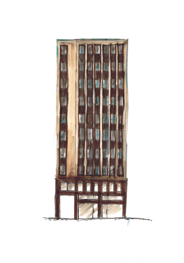 'The Wings – Veranzerou Office Building' in Omonoia, Athens | Deda ...