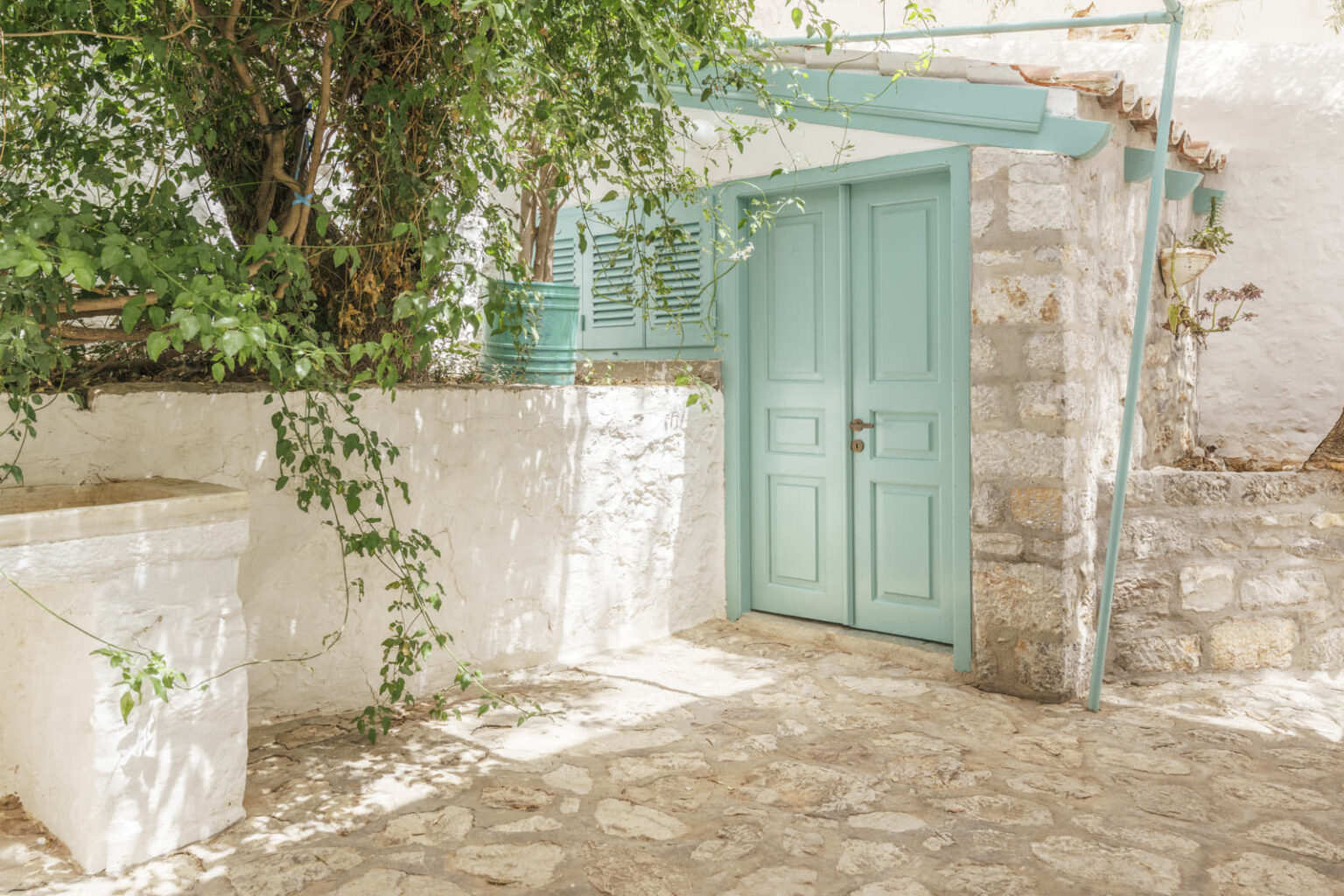 N & V House in Hydra | by ats architects - Archisearch