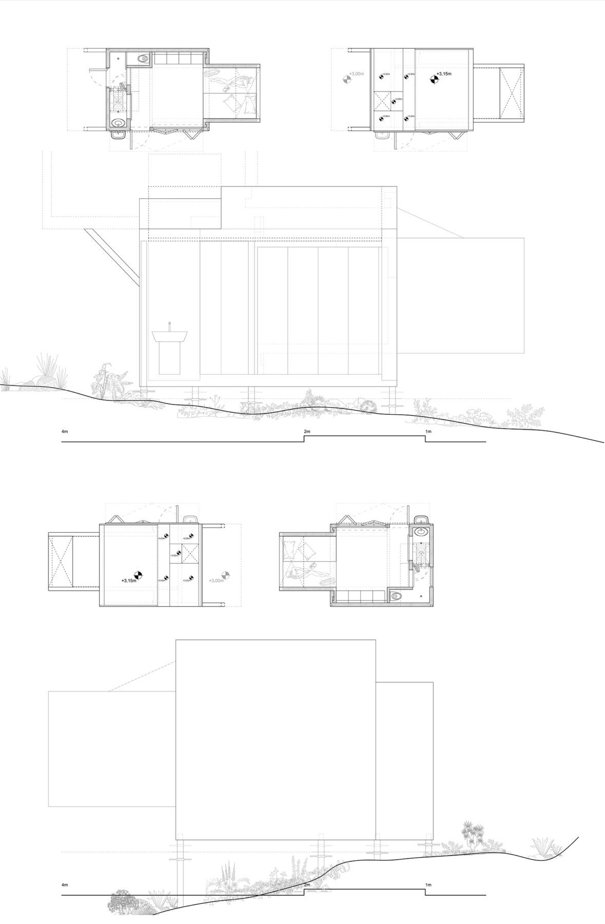 front and back view - Archisearch