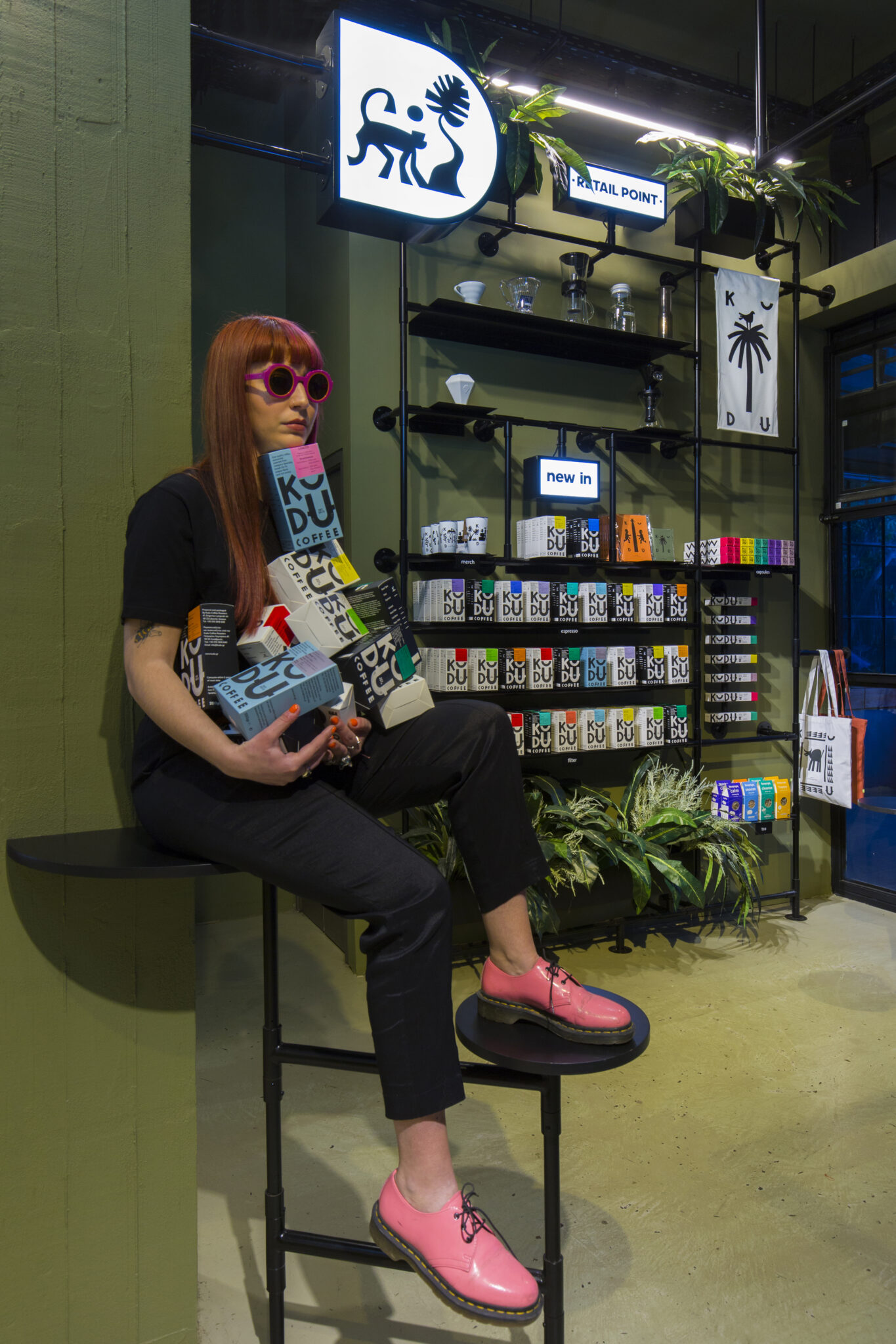 KUDU coffee shop in Neo Psichiko, Athens | studiomateriality