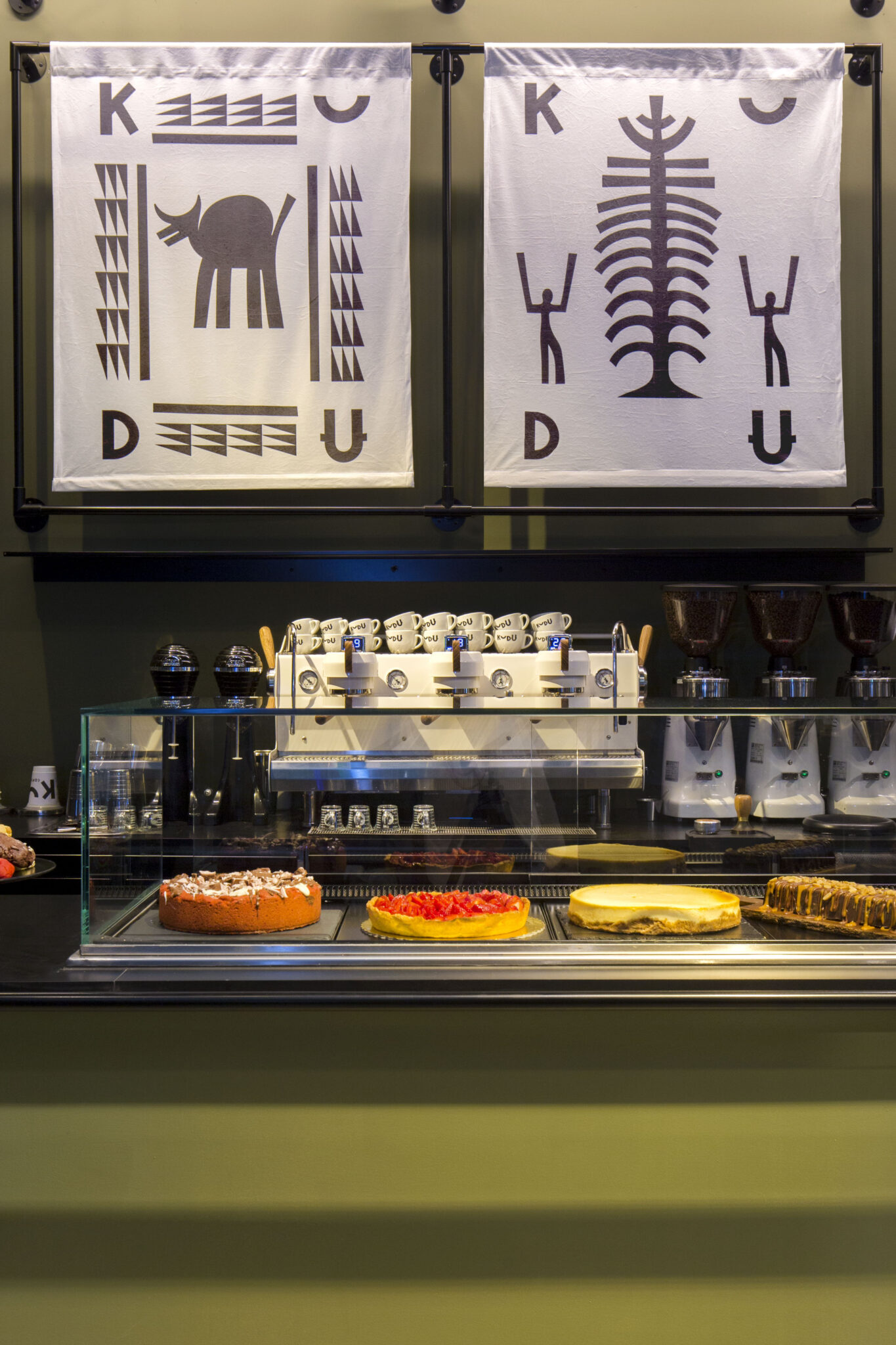 KUDU coffee shop in Neo Psichiko, Athens | studiomateriality