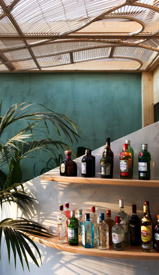 Modulus architecture studio designs exterior space of HIPPY CHIC bar in Larissa, Creece ...