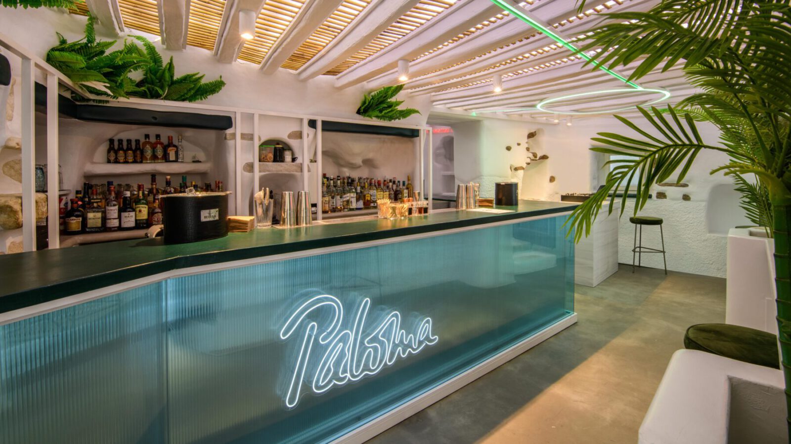 ADD Architecture studio designed Paloma bar in Mykonos island ...