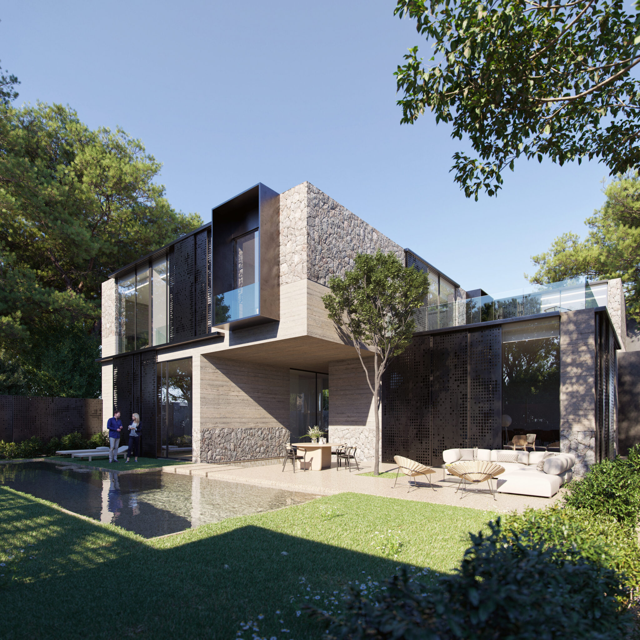 "LAYERS VILLA" κατοικία στο Παλαιό Ψυχικό από το γραφείο Potiropoulos ...