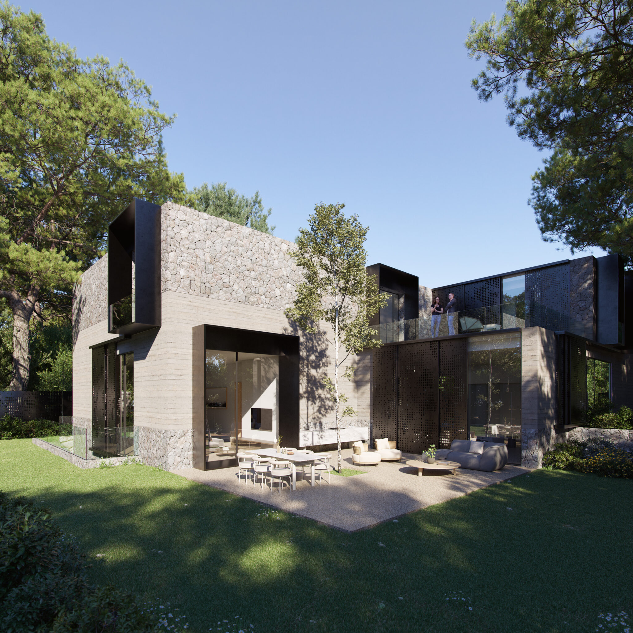 "LAYERS VILLA" κατοικία στο Παλαιό Ψυχικό από το γραφείο Potiropoulos ...