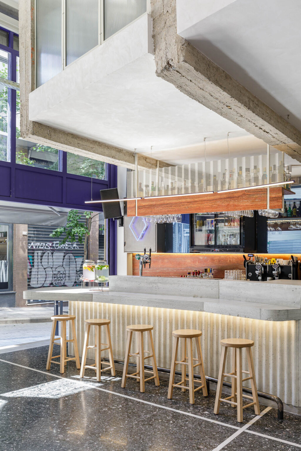 Studio Aither designed Romantzo bar in Thessaloniki - Archisearch