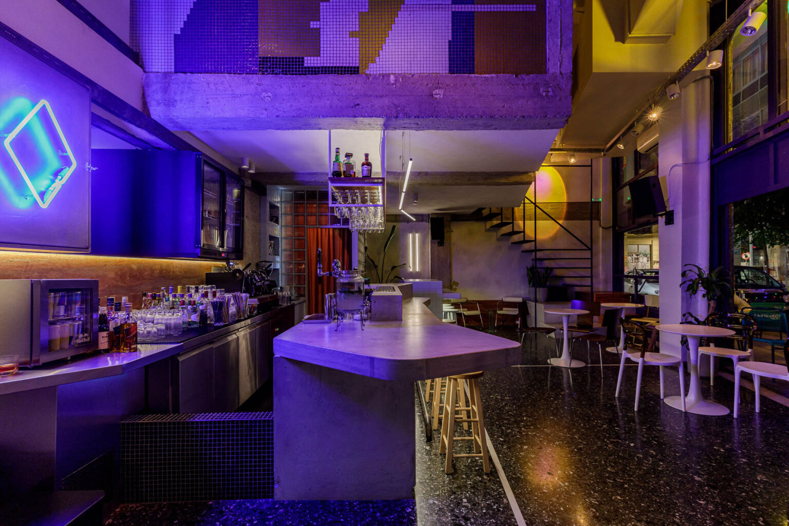 Studio Aither designed Romantzo bar in Thessaloniki - Archisearch