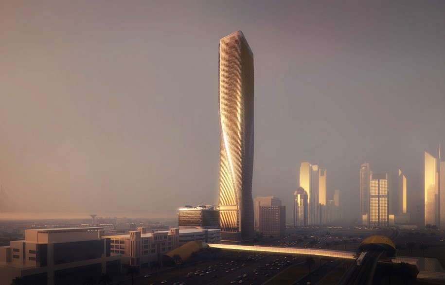 Wasl Tower as a high-rise inteconnecting stucture launched by UNStudio