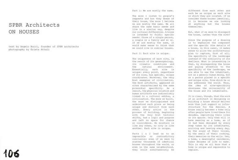 Angelo Bucci - SPBR architects ON HOUSES | themata