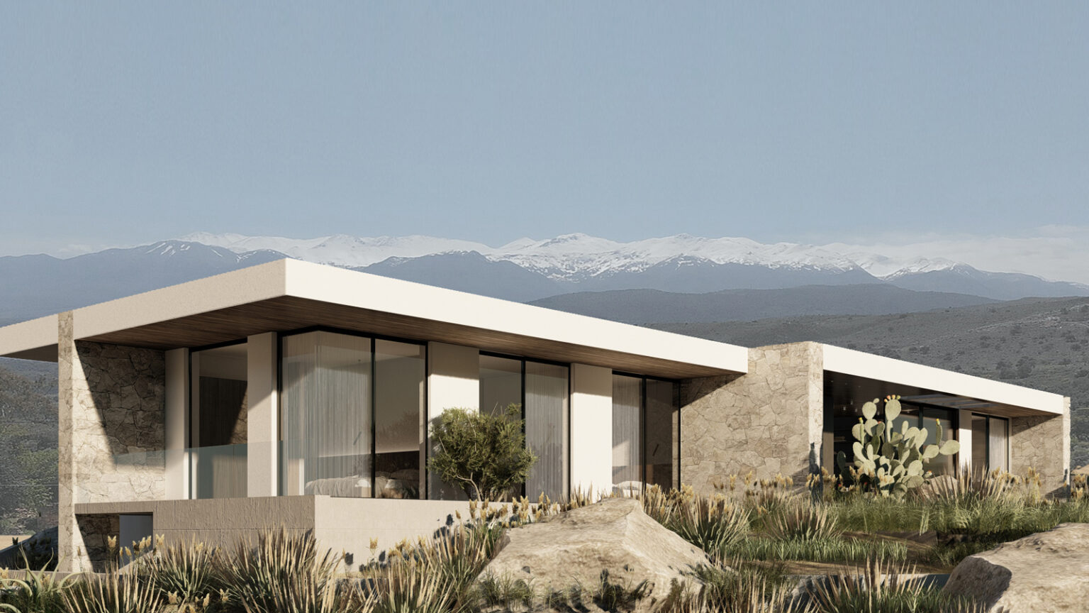 Villa on the Rocks at Souda Bay | by Zeropixel architects - Archisearch