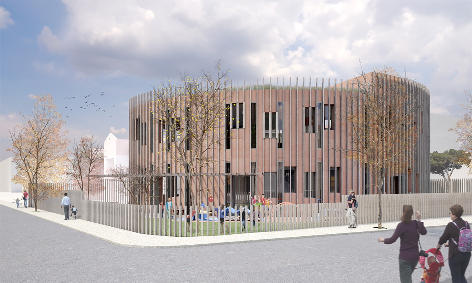 New nursery school building of Papagos Holargos Municipality | Architectural design competition ...